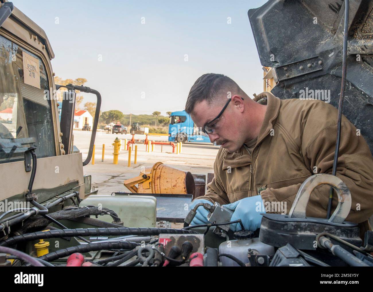 Construction Mechanic 3rd Class Zachery Bokanyi assigned to Naval ...