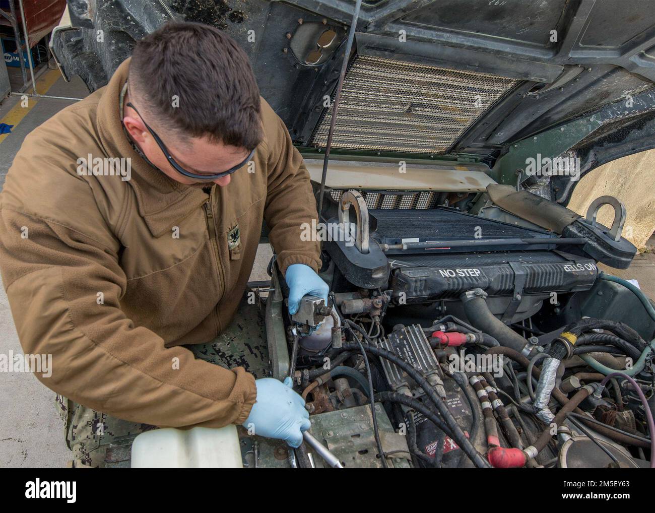 Construction Mechanic 3rd Class Zachery Bokanyi assigned to Naval ...
