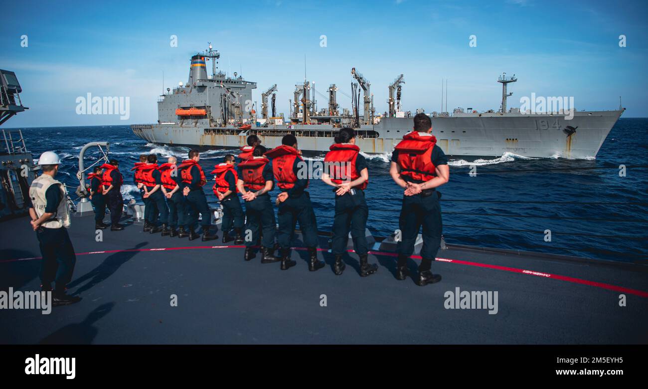 220303-N-TT059-1050 SOUTH CHINA SEA (Mar. 10, 2022) U.S. Navy Sailors ...