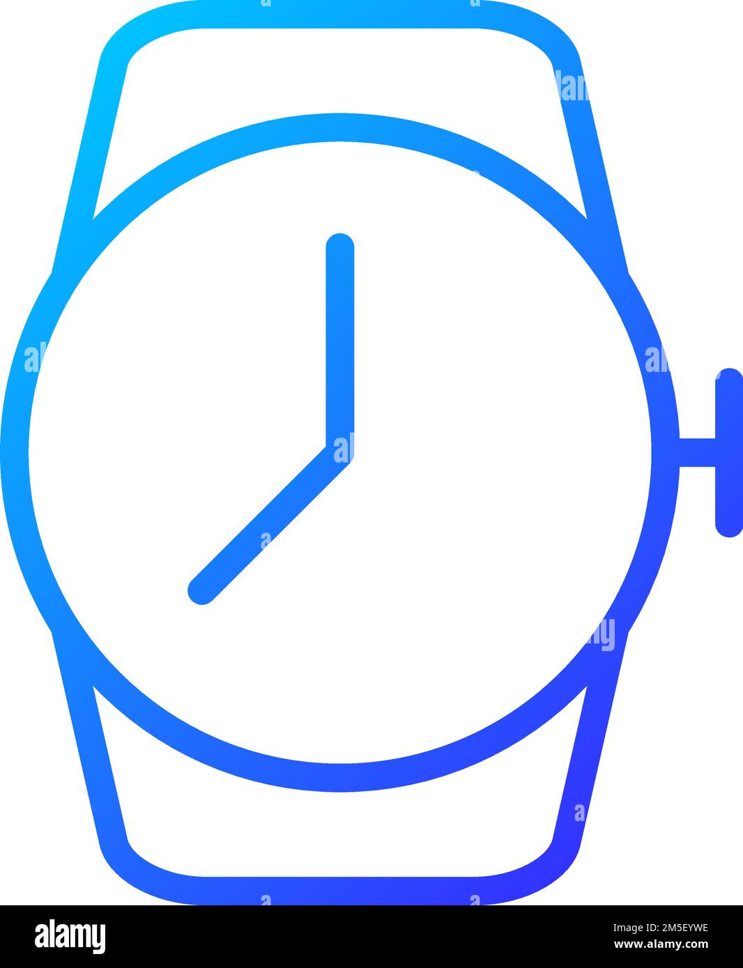 Wrist watch pixel perfect gradient linear vector icon Stock Vector Image & Art - Alamy