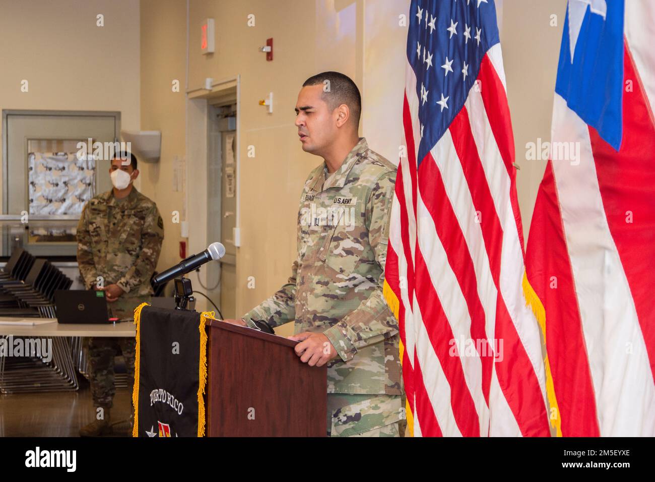 Capt. Javier Rosado, chaplain of the Joint Task Force of Puerto Rico ...