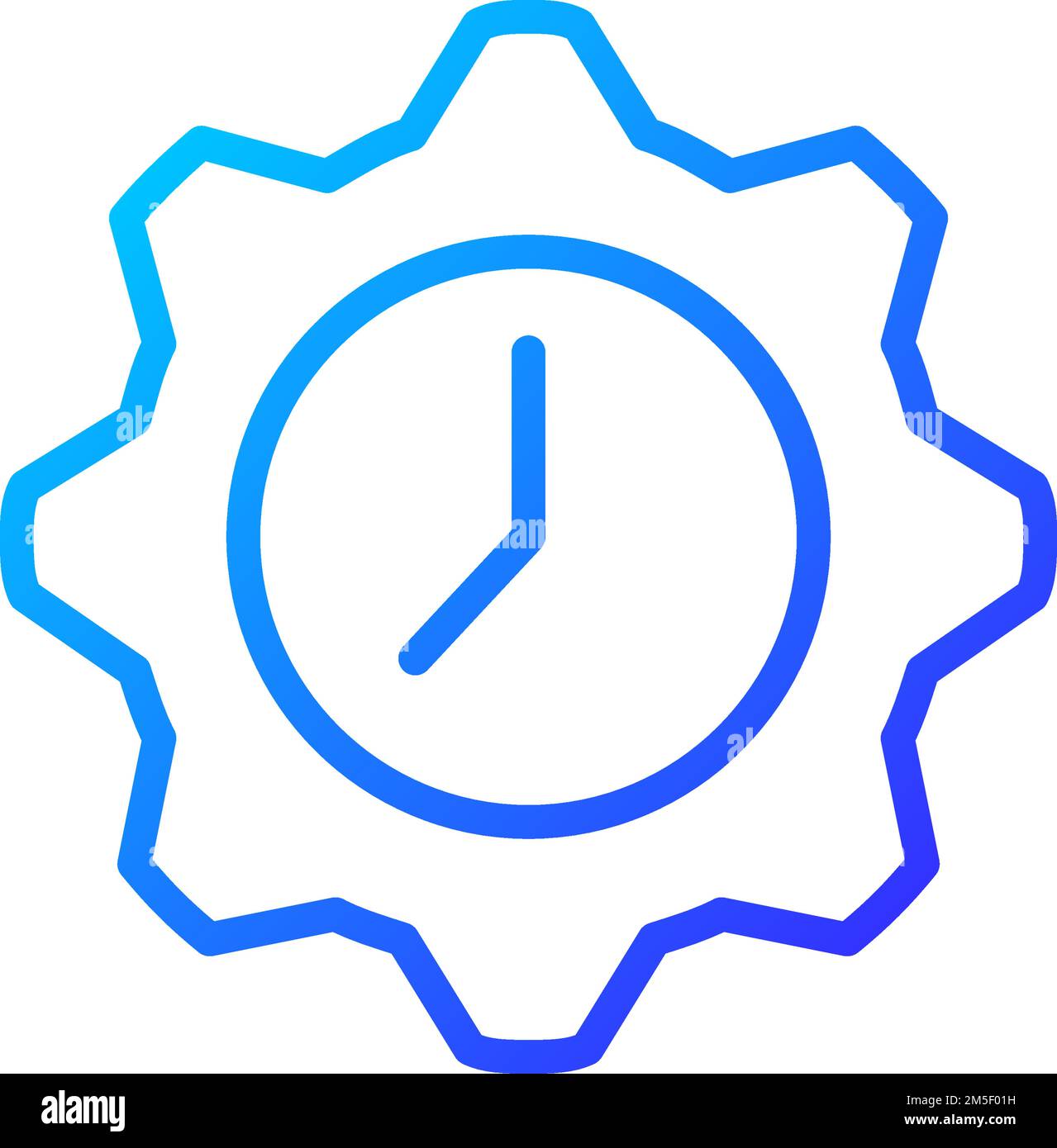 Time management pixel perfect gradient linear vector icon Stock Vector Image & Art - Alamy