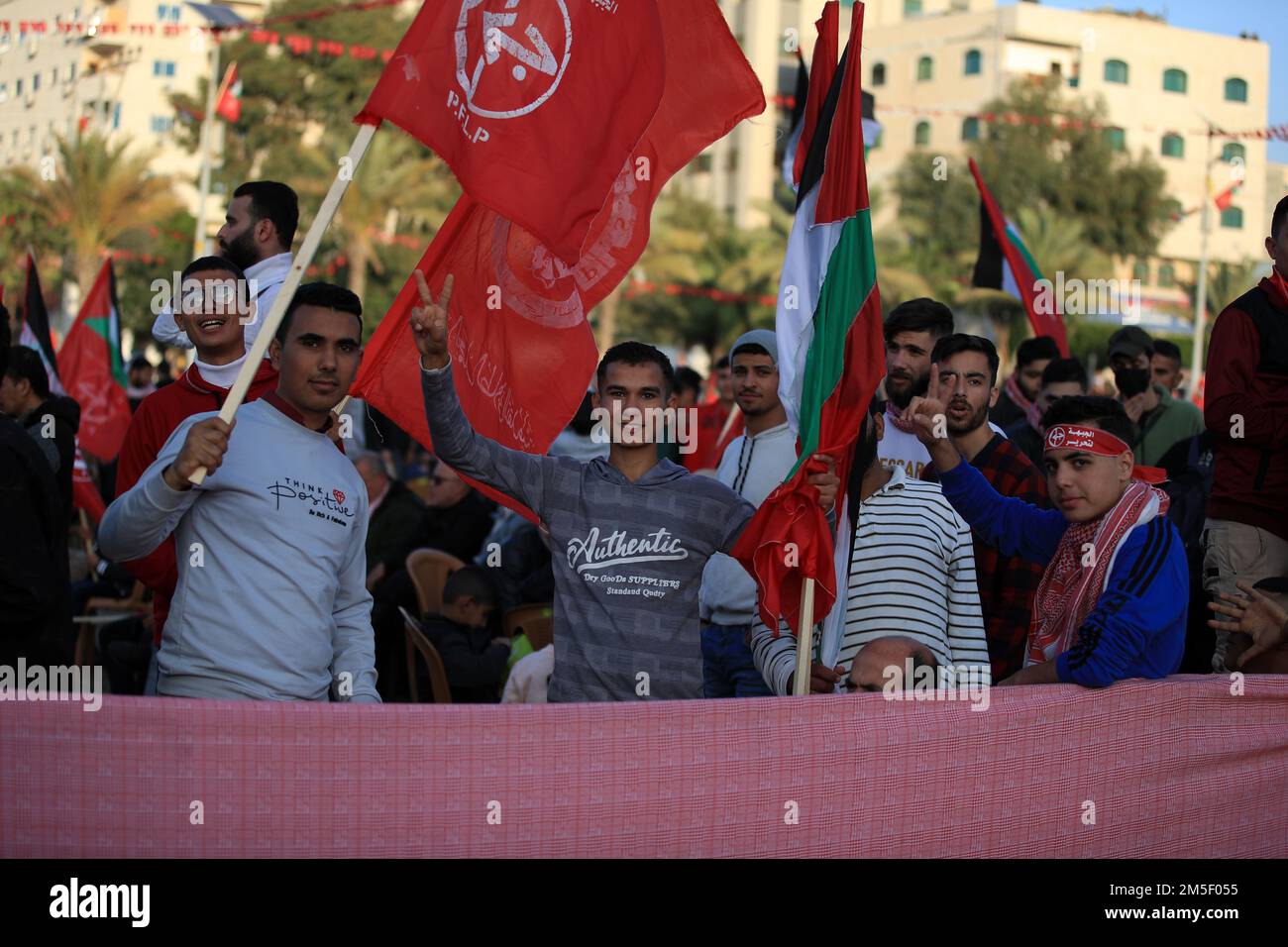 Palestinian supporters of the Popular Front for the Liberation of ...