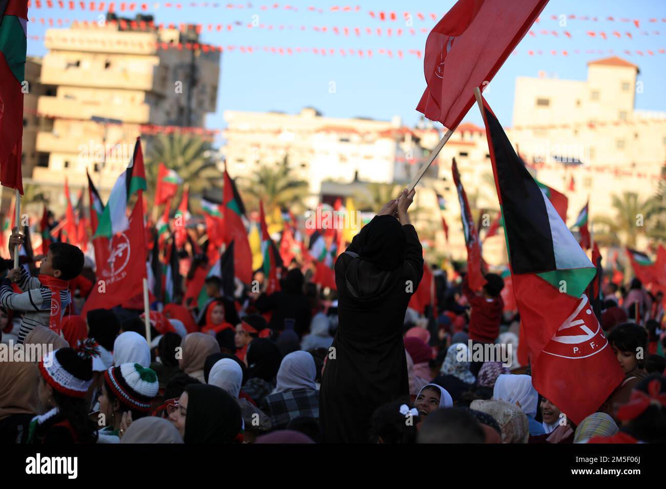 Palestinian supporters of the Popular Front for the Liberation of ...