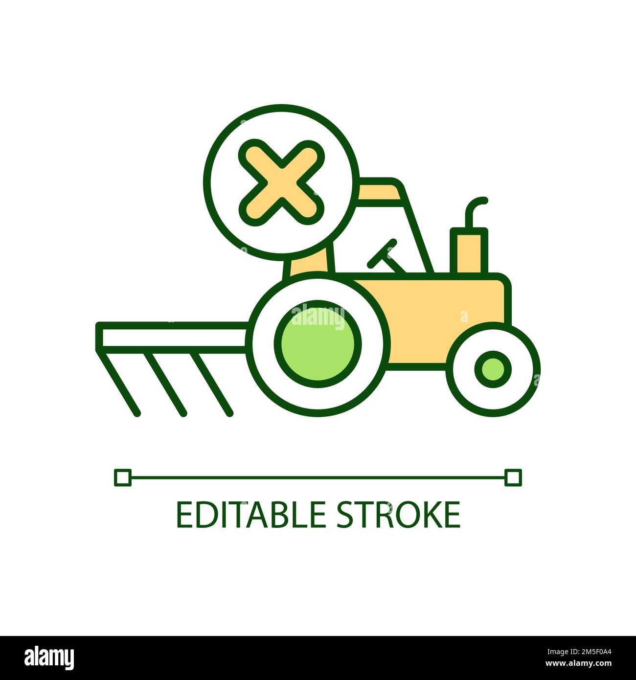 Avoid tillage RGB color icon Stock Vector Image & Art - Alamy