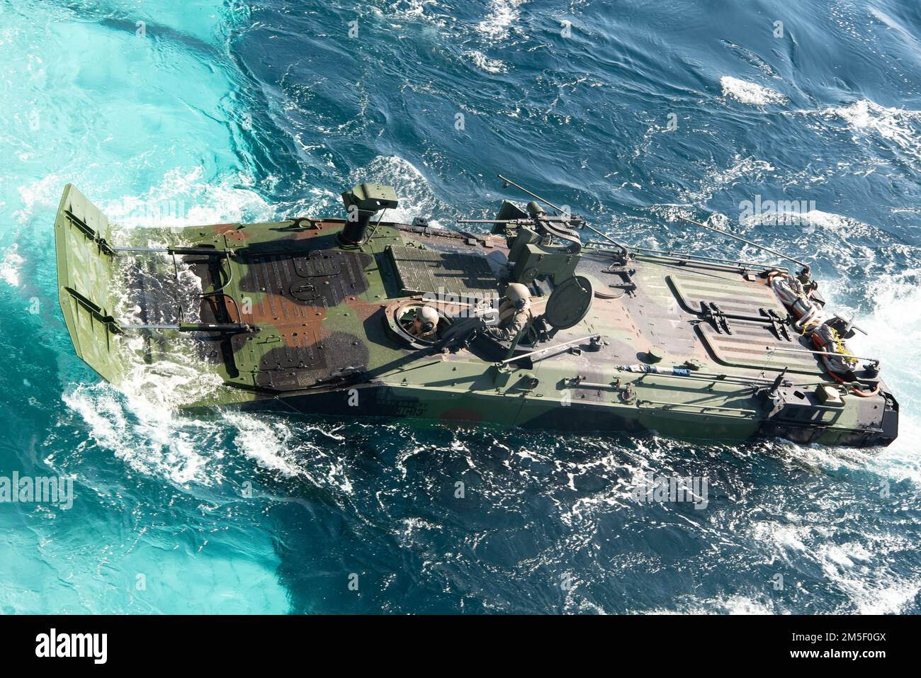 An Amphibious Combat Vehicle (ACV) with the 3rd Assault Amphibian ...