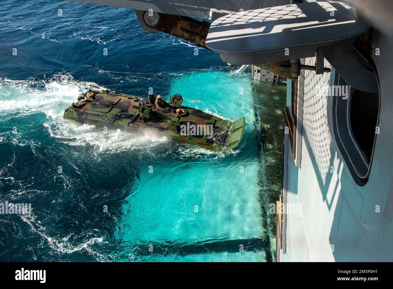 An Amphibious Combat Vehicle (ACV) with the 3rd Assault Amphibian ...