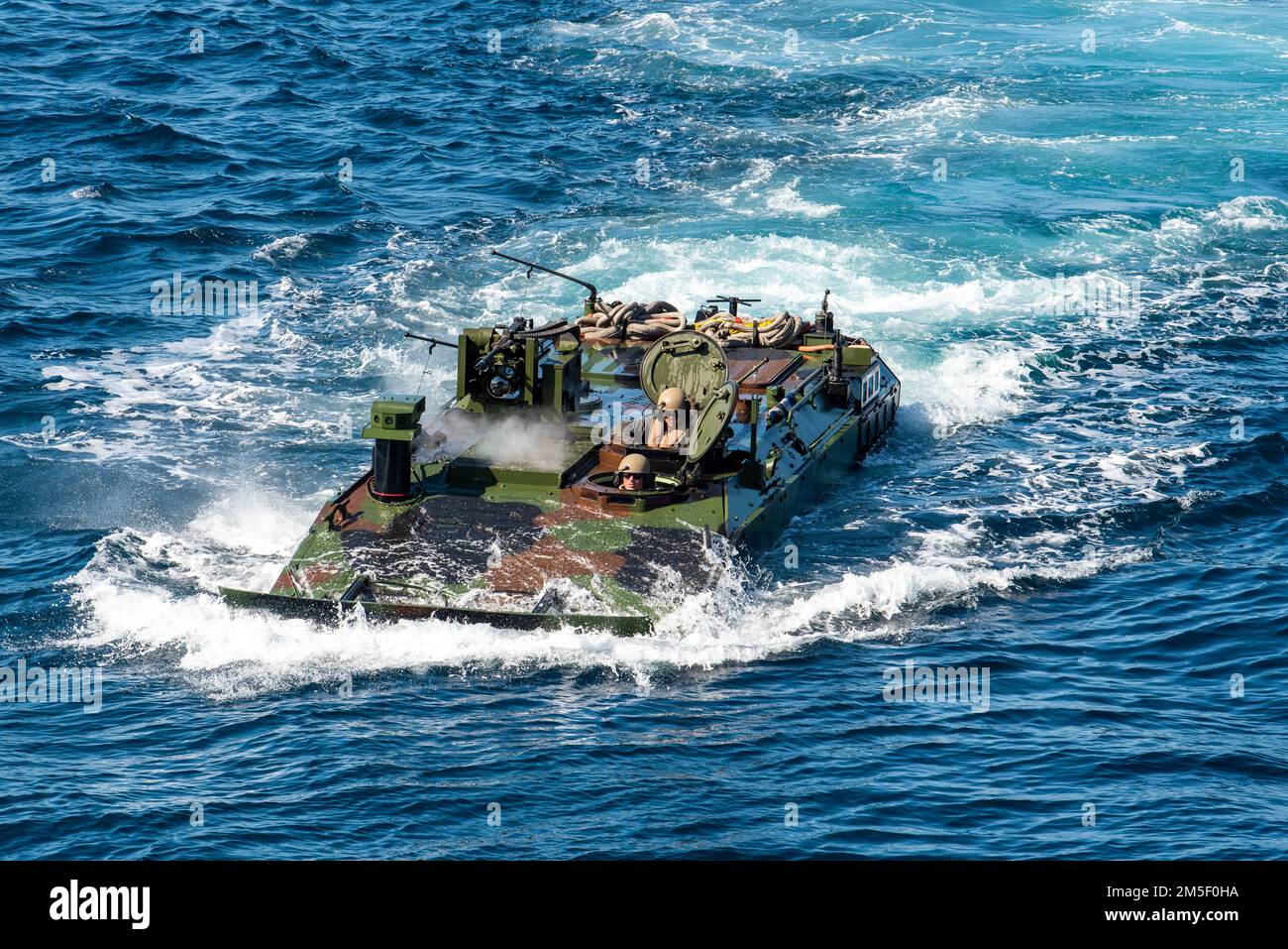 U.S. Marines assigned to the 3rd Assault Amphibian Battalion, 1st ...