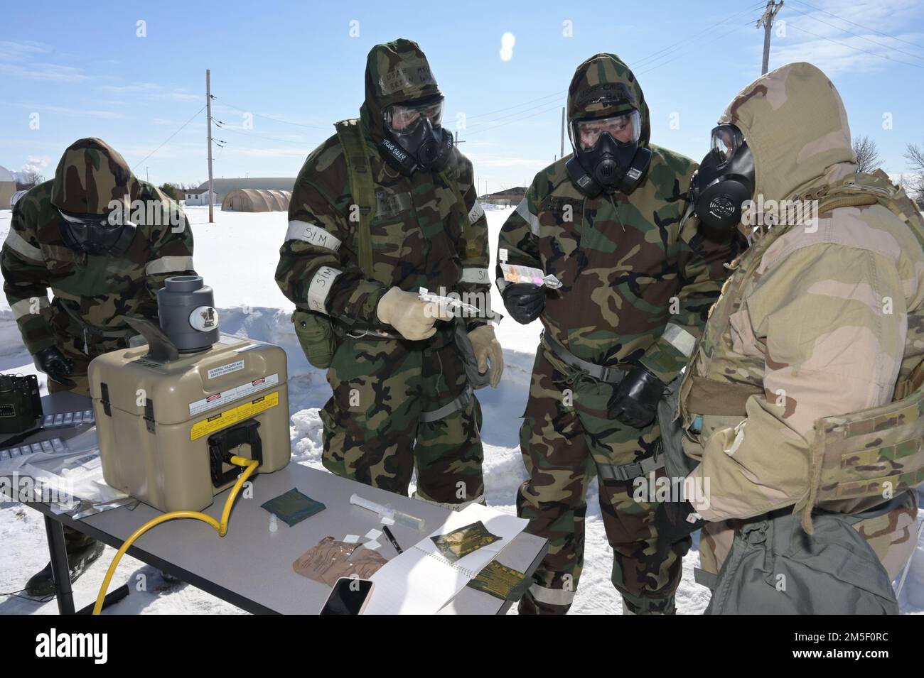 During detection training exercise hi-res stock photography and images ...
