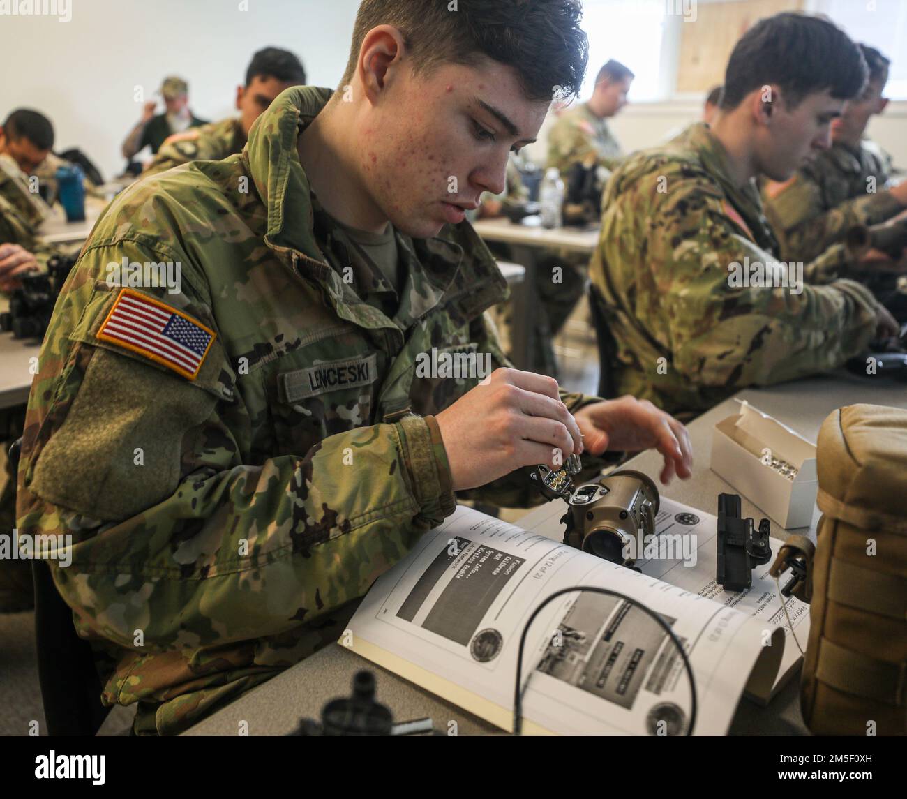 A Soldier from the 2nd Brigade Combat Team, 10th Mountain Division ...