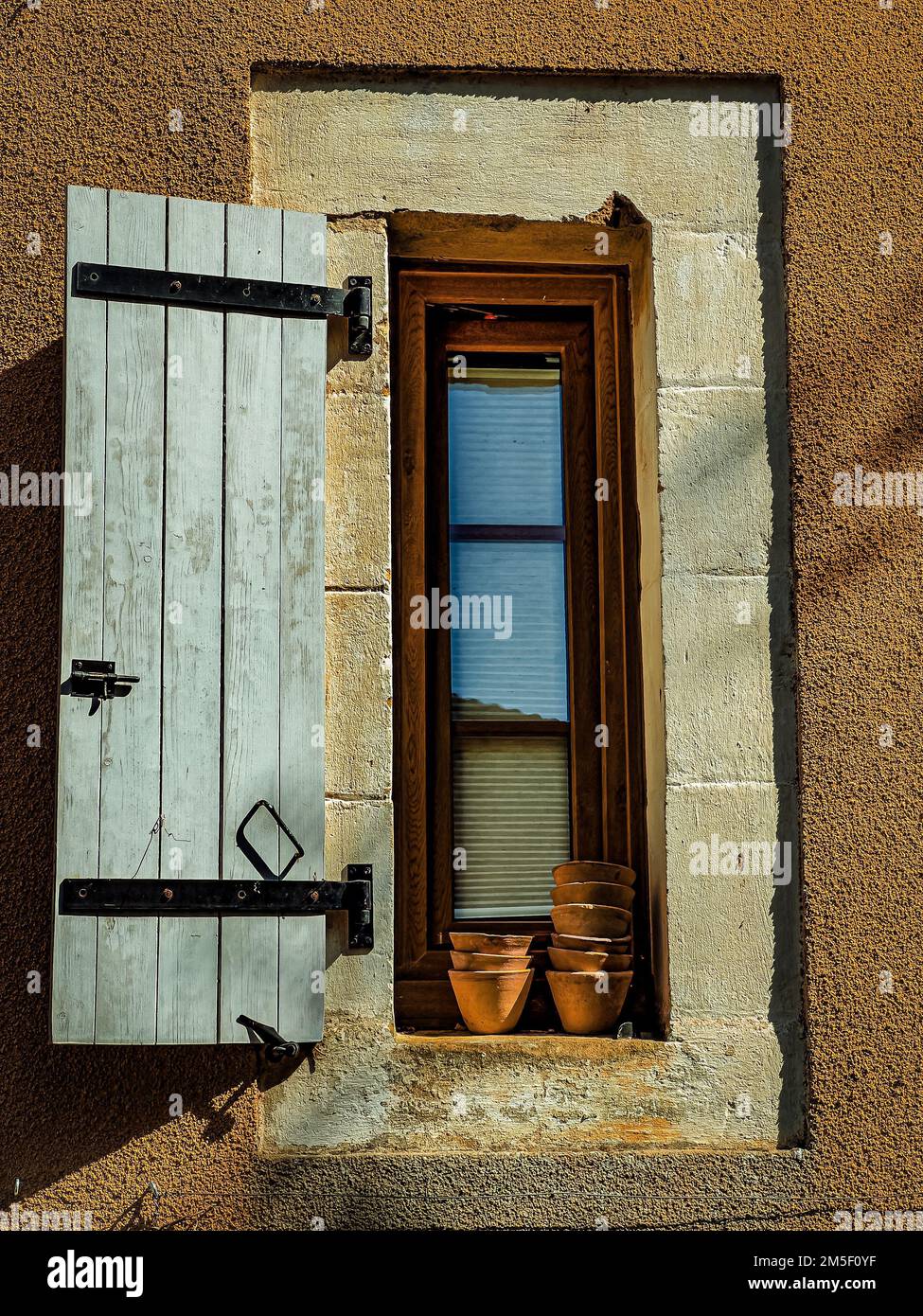 An old window of a house in a small village Stock Photo - Alamy