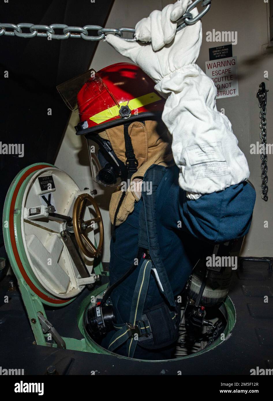 PHILIPPINE SEA (March 9, 2022) Boatswain’s Mate 3rd Class Adonis ...