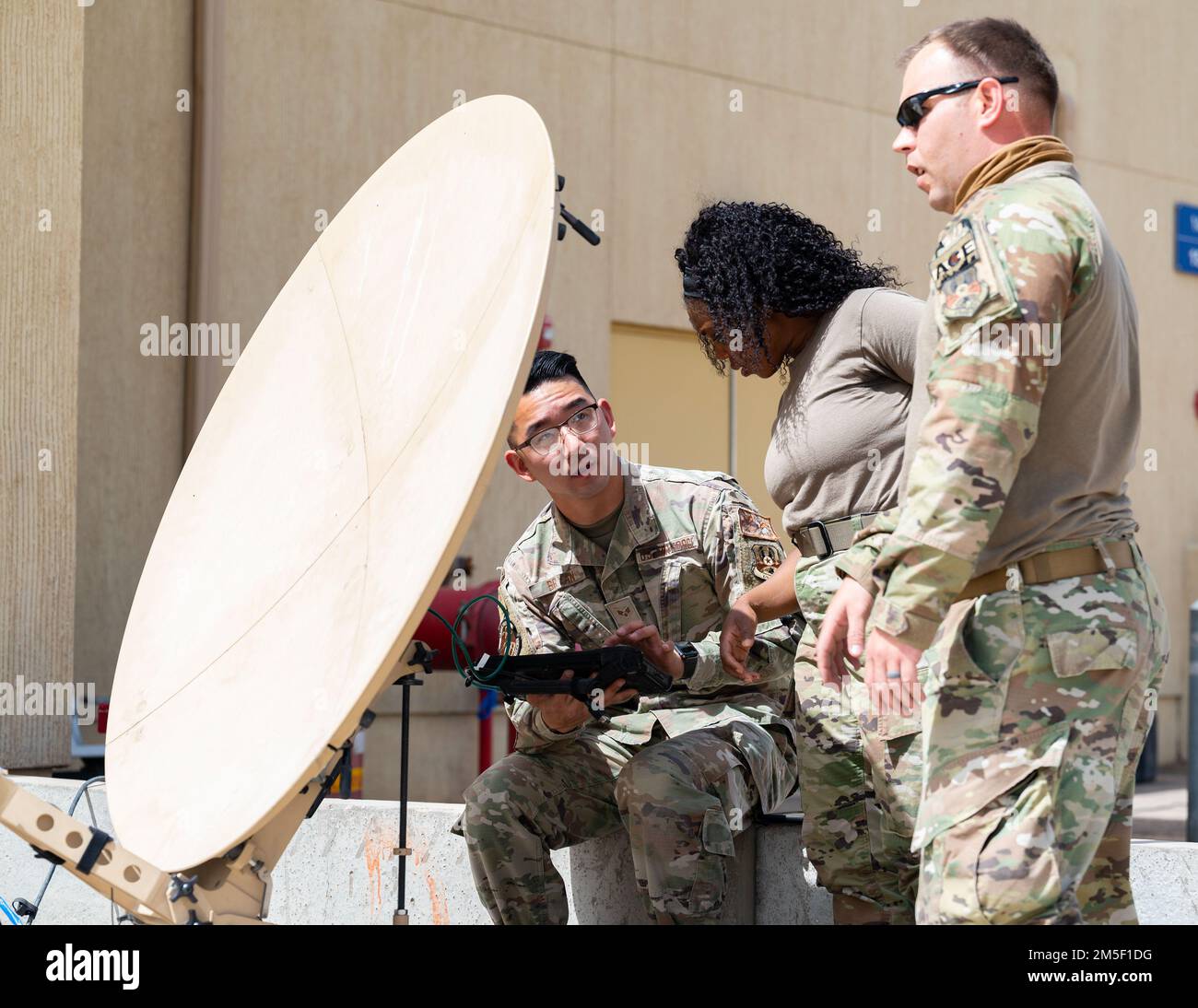 From left) U.S. Air Force Senior Airman Joshua Bryan, 378th ...