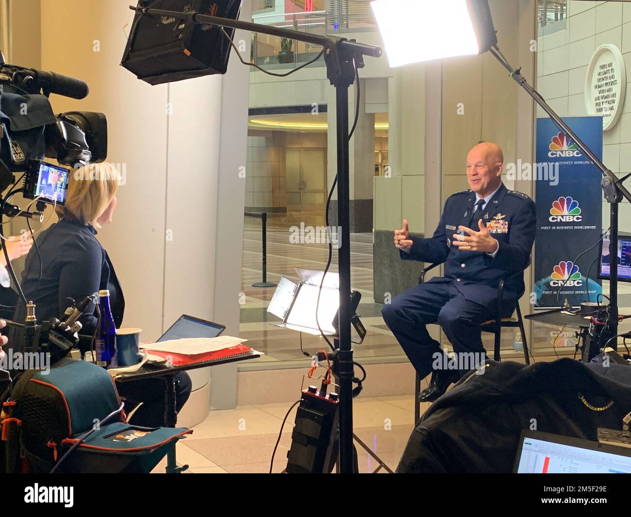 Chief of Space Operations Gen. John W. "Jay" Raymond answers questions ...