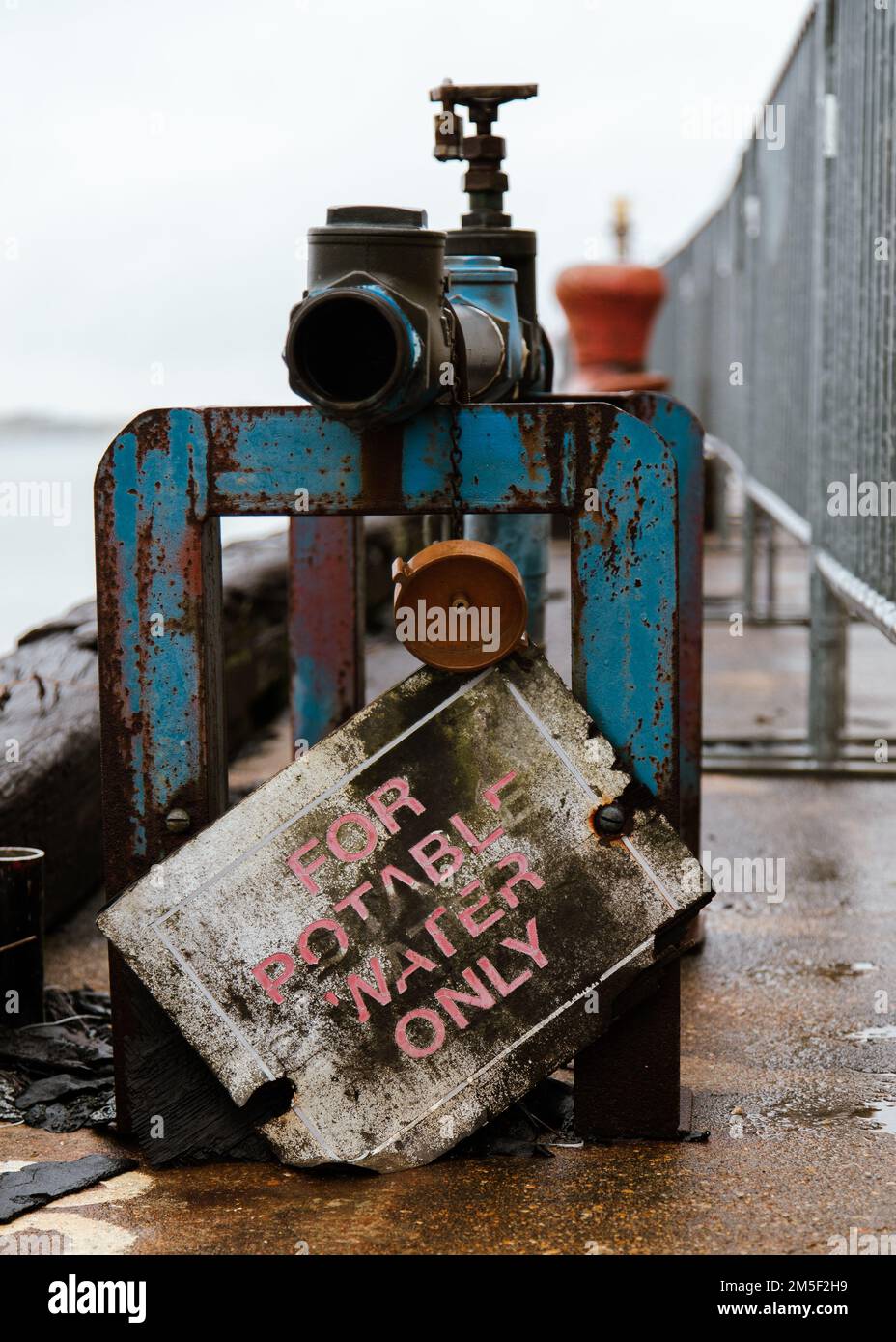 For Potable Water Only Stock Photo - Alamy