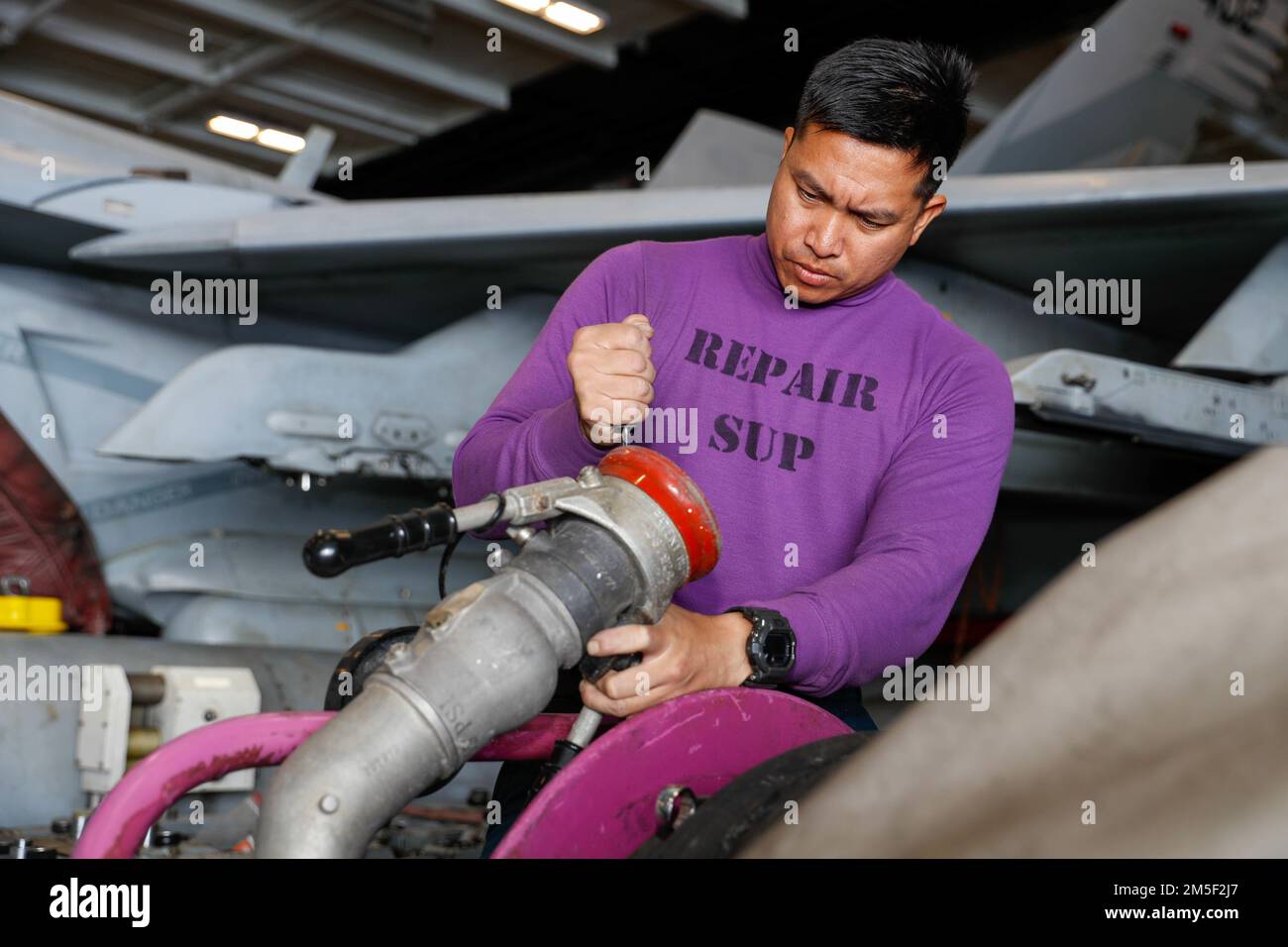 PHILIPPINE SEA (March 10, 2022) Aviation Boatswain’s Mate (Fuel) 2nd ...