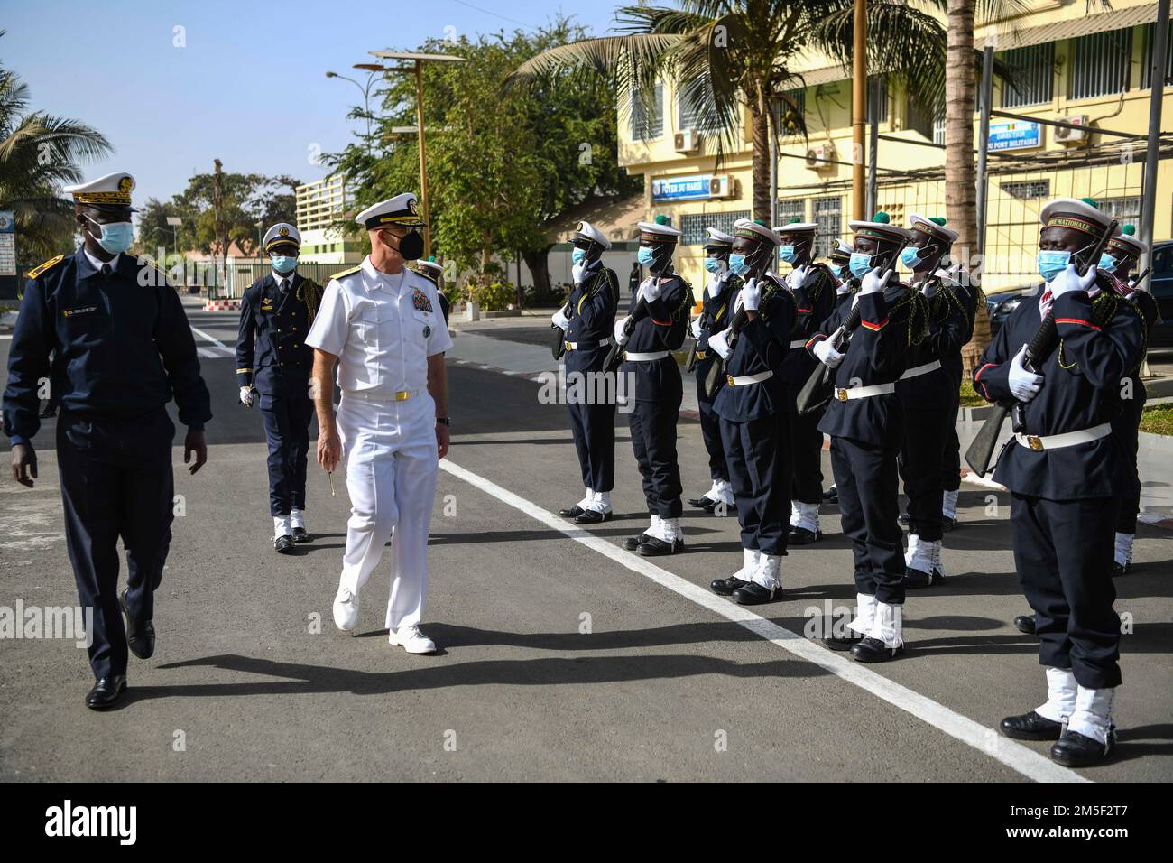 DAKAR, Senegal (Mar. 10, 2022) Rear Adm. Oumar Wade, Senegalese Chief ...