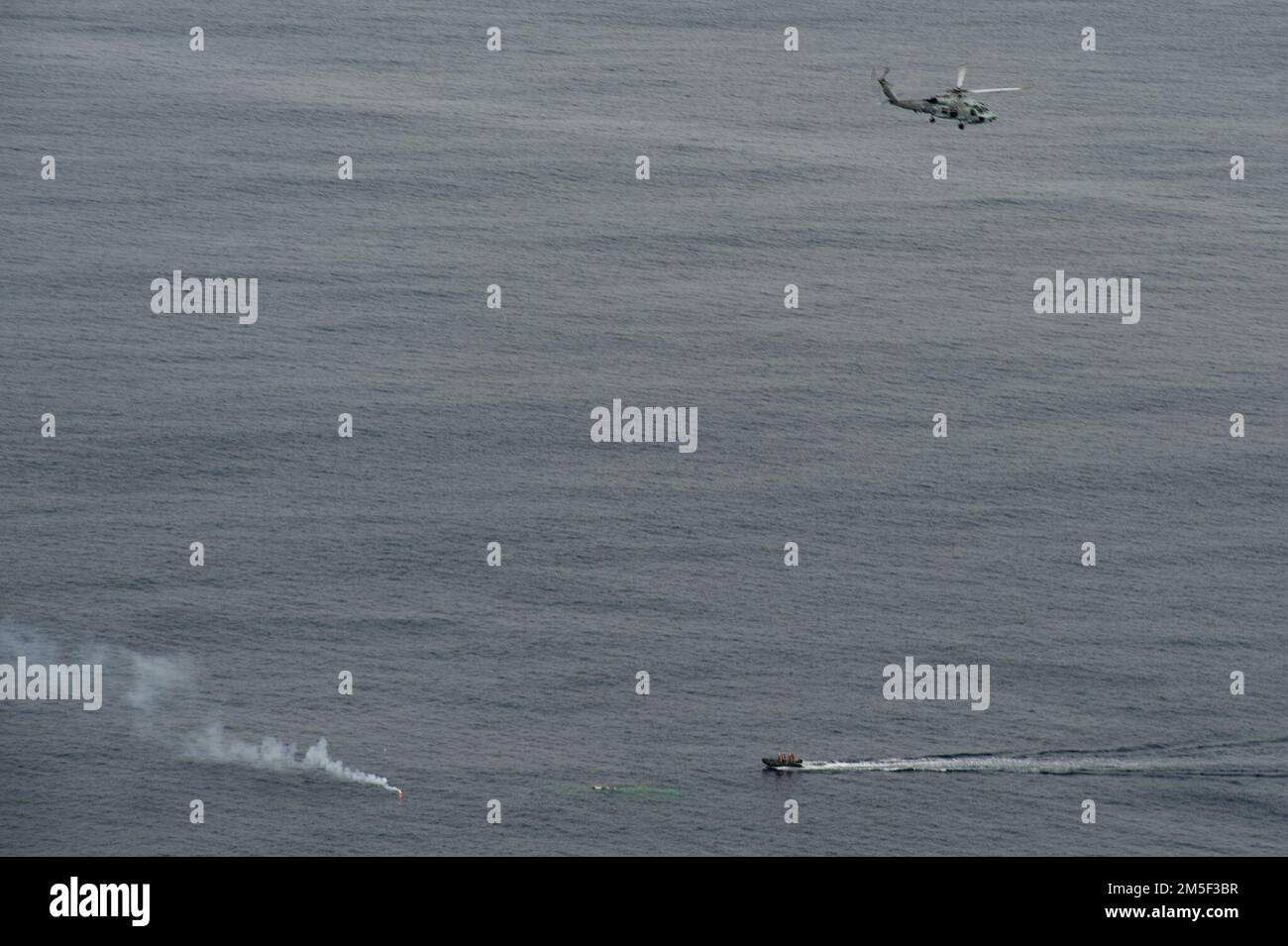 TOKYO BAY (March 10, 2022) A small boat team from Japan Maritime Self ...