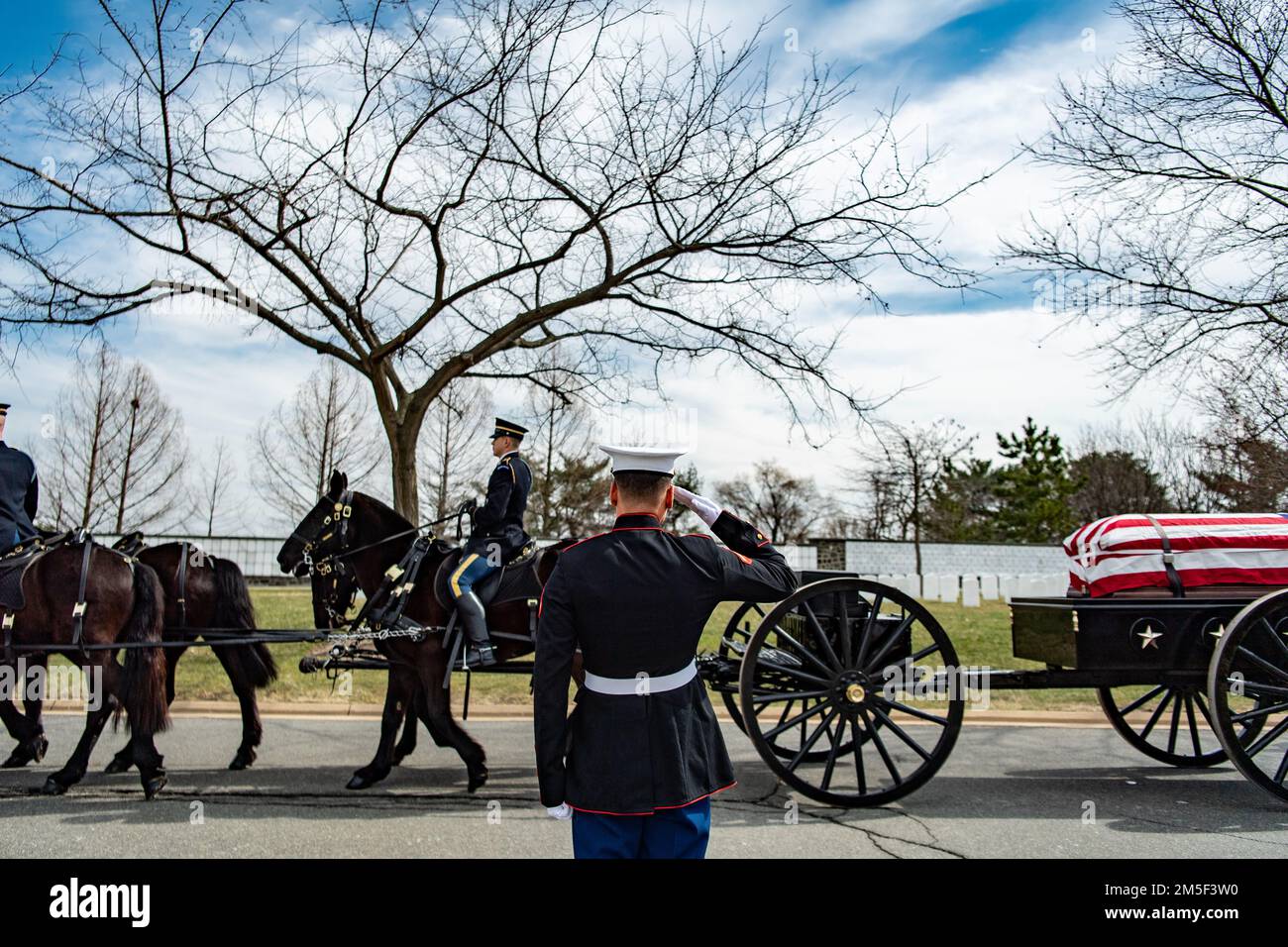 The 3d U.S. Infantry Regiment (The Old Guard) Caisson Platoon conducts ...
