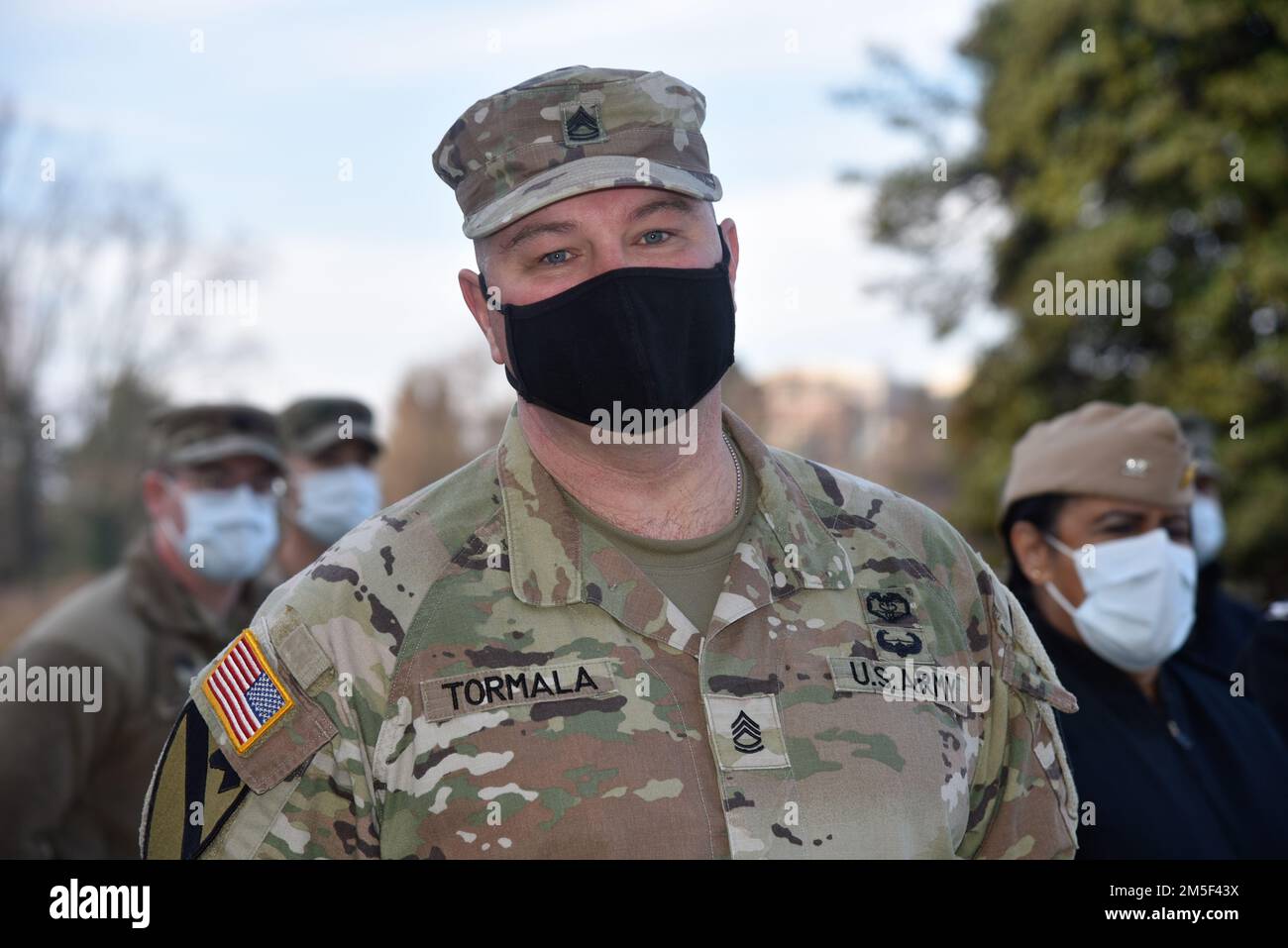 Sgt. 1st Class Nathan Tormala poses for a picture at Walter Reed ...