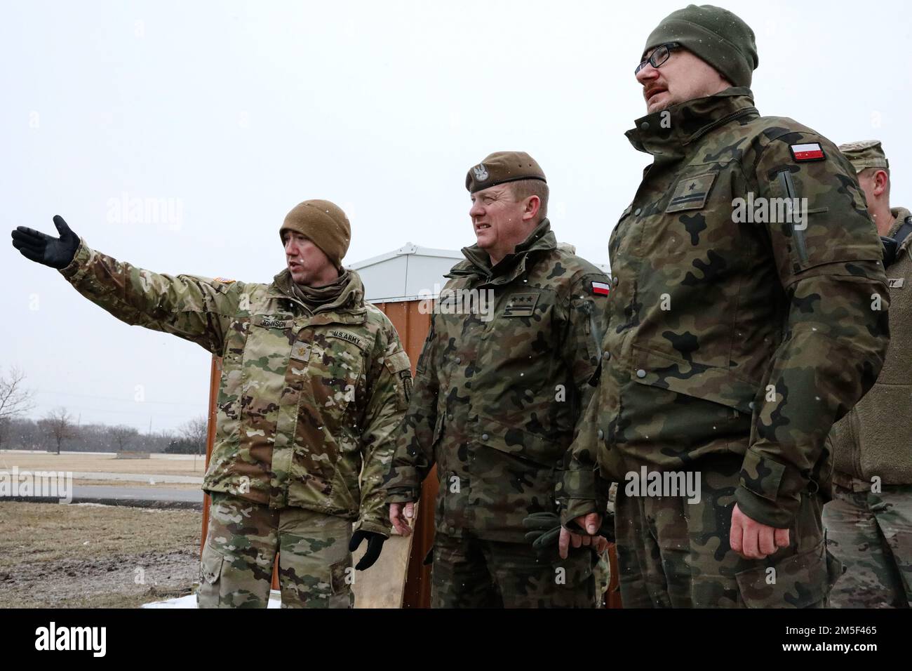 Maj. Dan Johnson of the Marseilles Training Center (MTC) in Marseilles ...