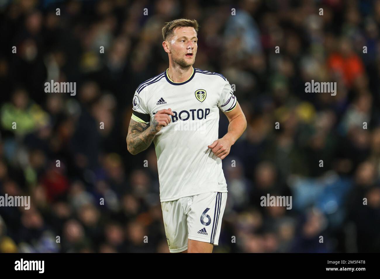 Robin Koch #5 of Leeds United during the Premier League match Leeds ...