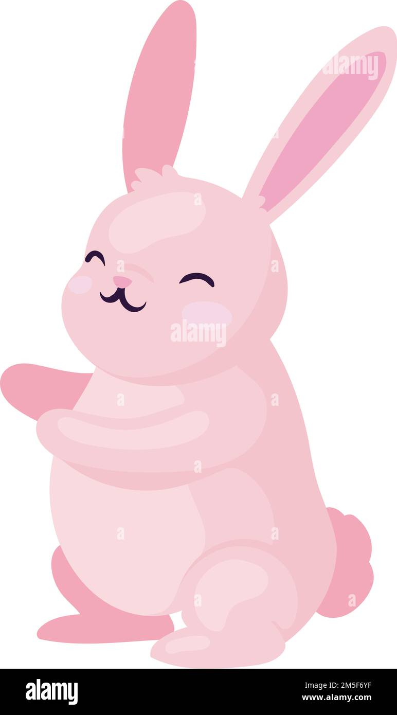 cute rabbit illustration Stock Vector Image & Art - Alamy