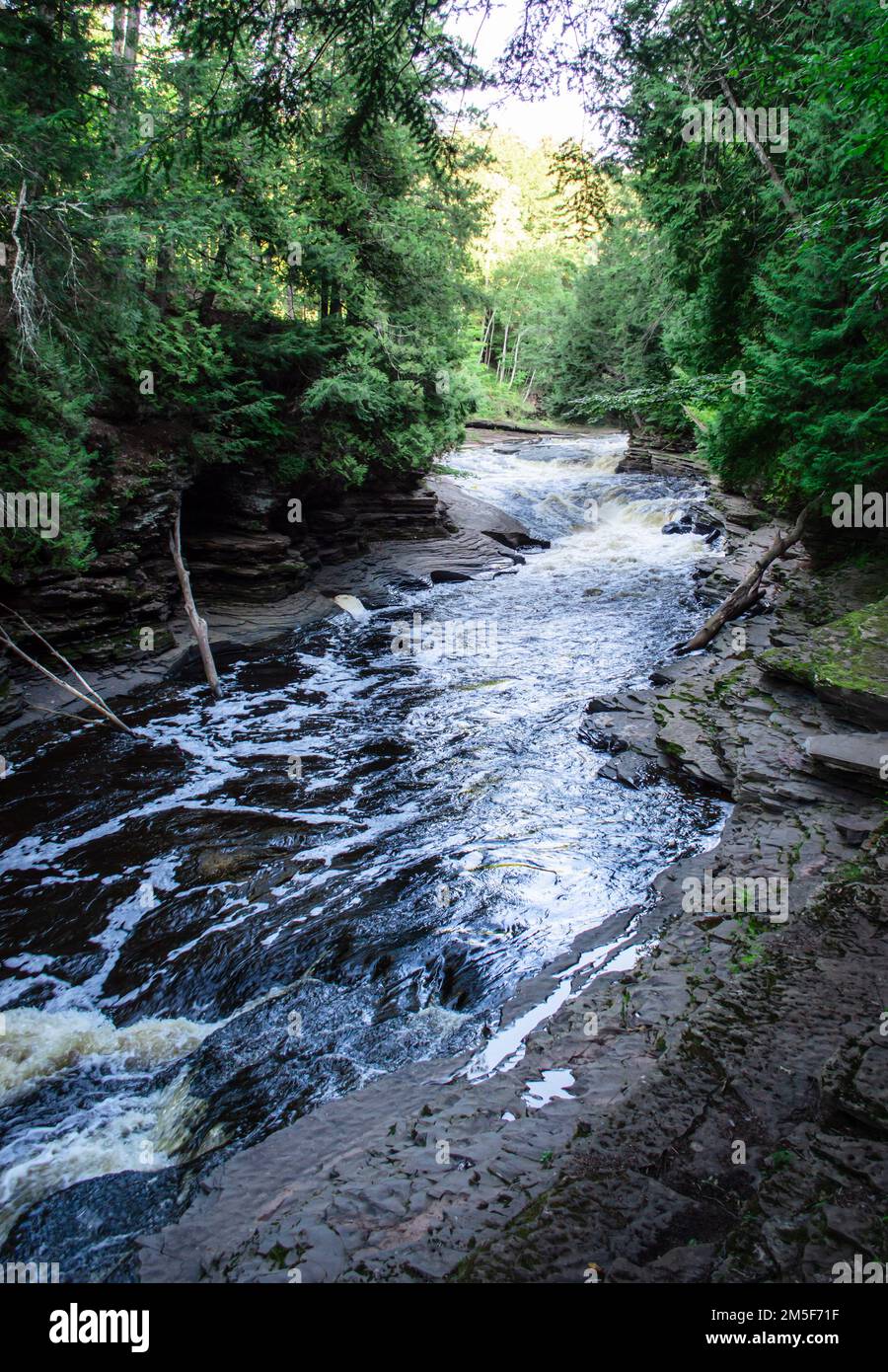 Presque Isle River in Porcupine Mountains Wilderness State Park ...