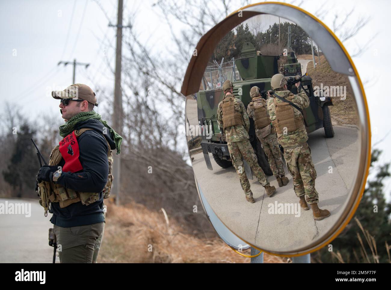8th Fighter Wing Inspection Team member evaluates 8th Security Forces ...