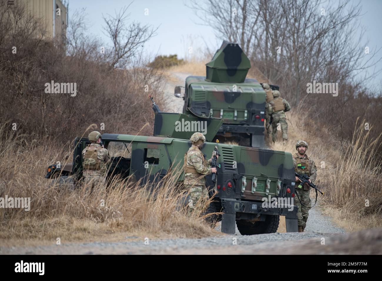 Airmen assigned to the 8th Security Forces Squadron participate in ...