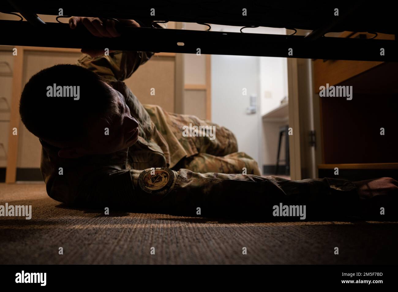 U.S. Air Force Tech. Sgt. Andrew Steindl, a 354th Civil Engineering ...