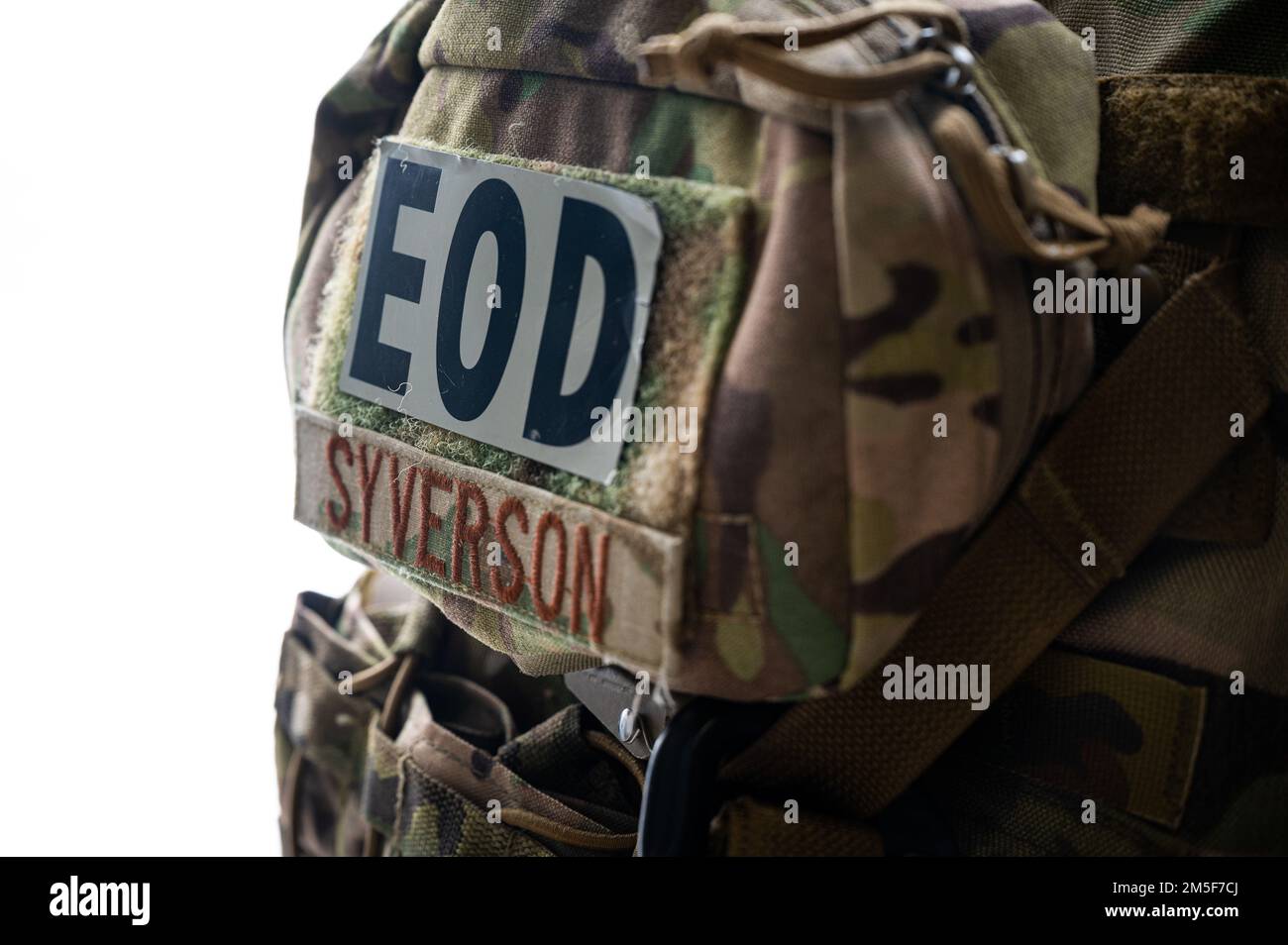 U.S. Air Force Senior Airman Richard Syverson, a 354th Civil ...