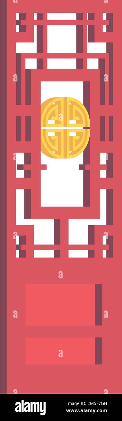 chinese door design Stock Vector Image & Art - Alamy