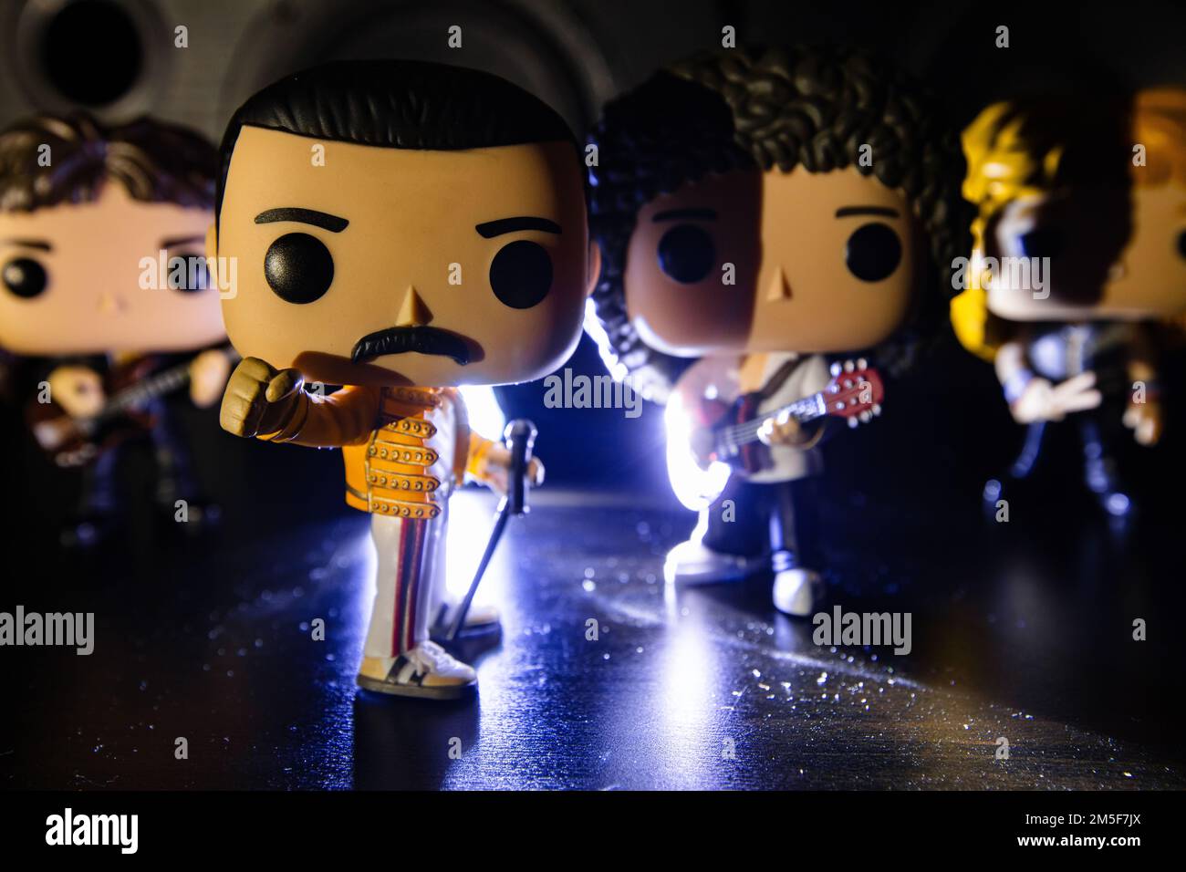 Washington, U.S. - December 27, 2022: Funko POP vinyl figures of Queen ...