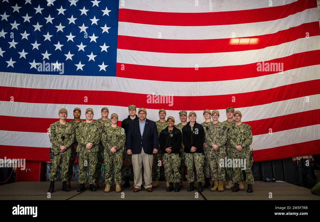 NORFOLK, Va. (Mar. 10, 2022) — Secretary of the Navy Carlos Del Toro ...