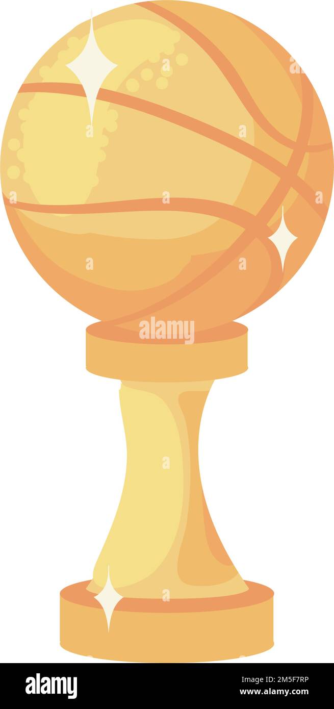 basketball ball trophy Stock Vector Image & Art - Alamy