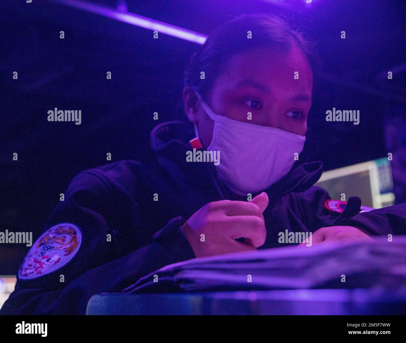 PHILIPPINE SEA (March 10, 2022) Ensign Sydney Tse, from Bayonne, N.J ...