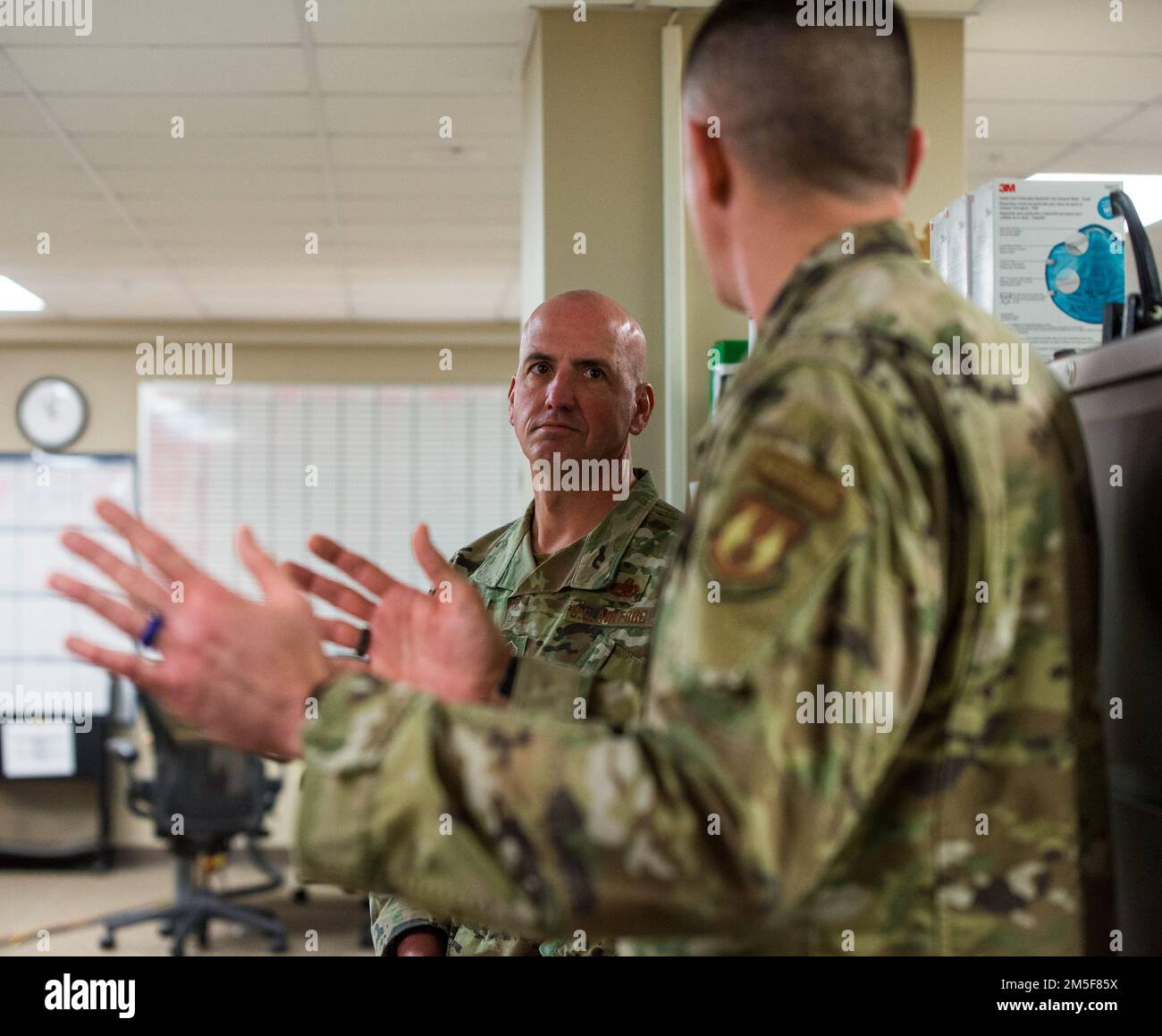 Chief Master Sgt. David Flosi, Air Force Materiel Command command chief ...