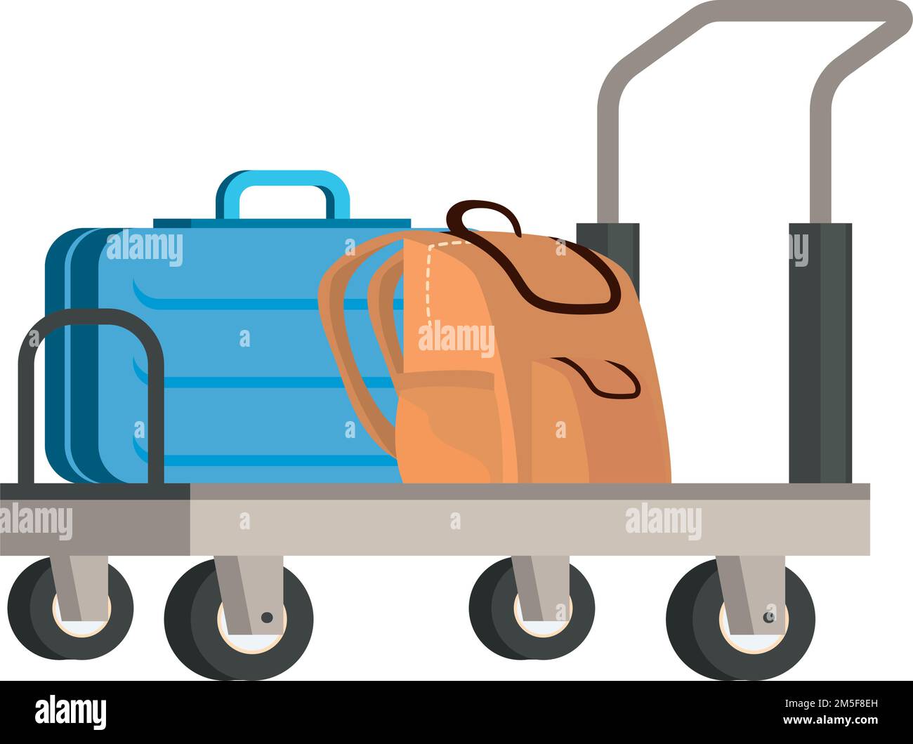 baggages cart design Stock Vector Image & Art - Alamy