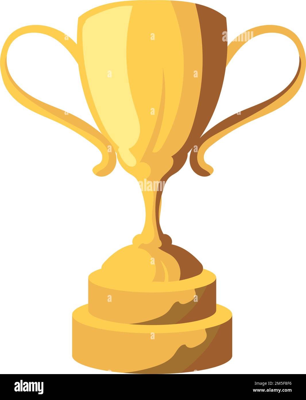 golden trophy illustration Stock Vector Image & Art - Alamy