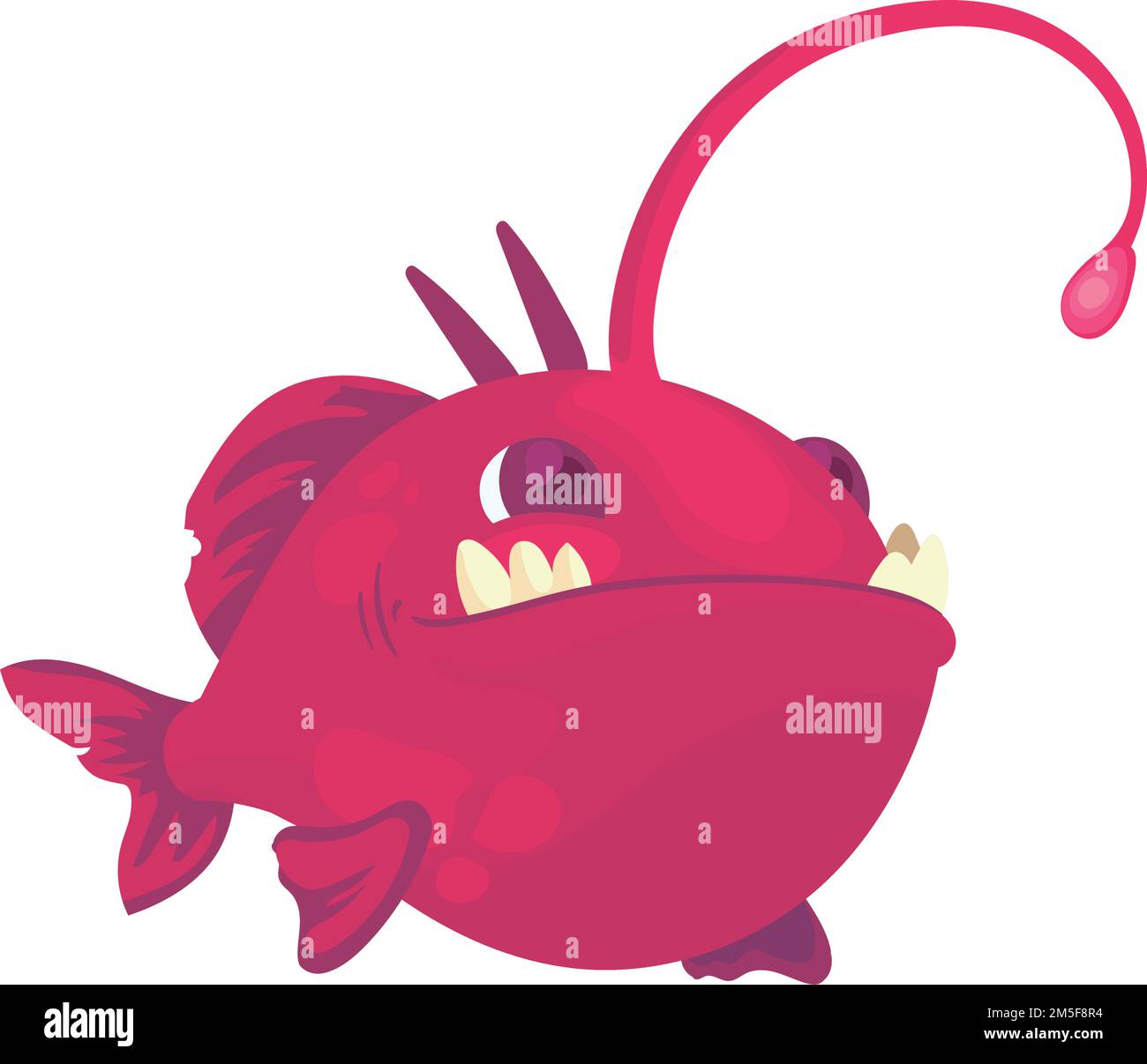 pink anglerfish design Stock Vector Image & Art - Alamy