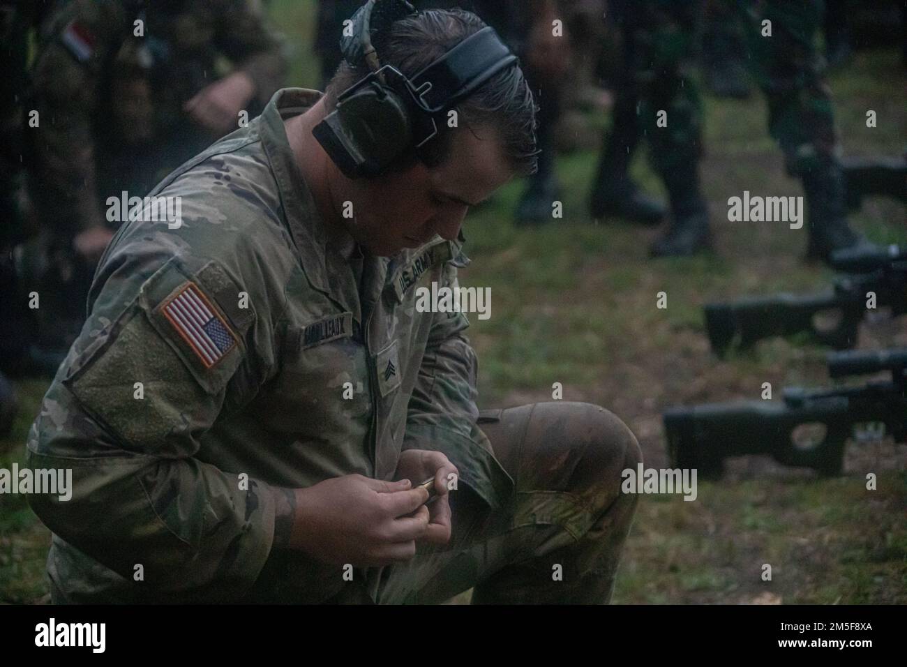 Soldiers from Charlie Troop, 2 Squadron, 14th Cavalry Regiment, 2nd ...
