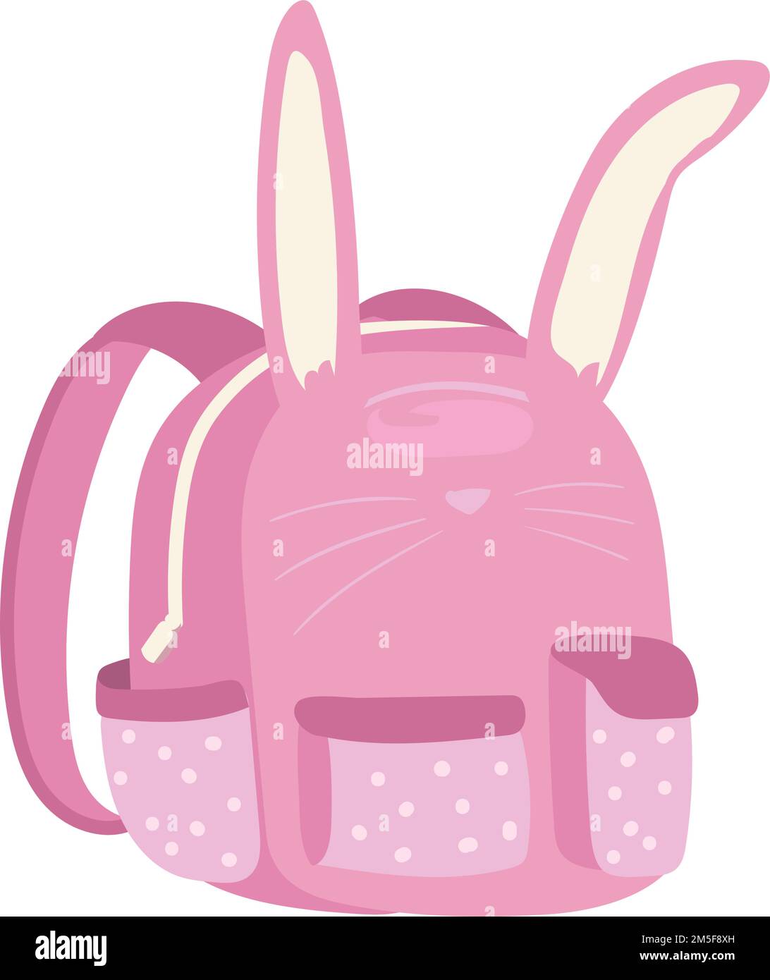Rabbit backpack Stock Vector Images - Alamy