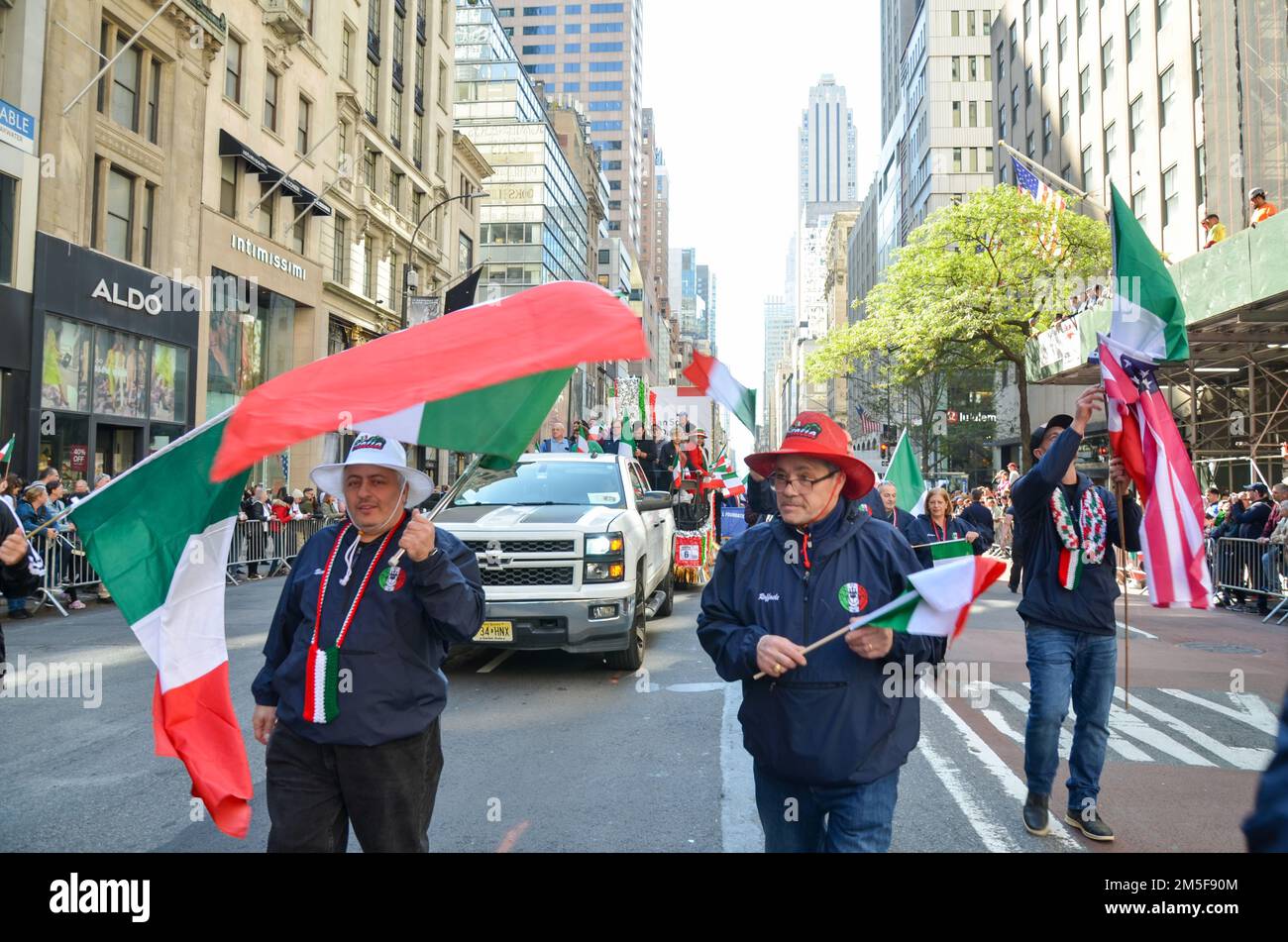 The Annual Italian Heritage Day Parade marches down Fifth Avenue in ...