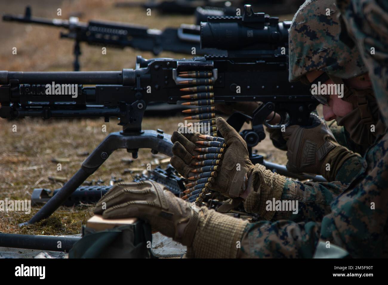U.S. Marines with Marine Wing Support Squadron (MWSS) 171, and Marine ...