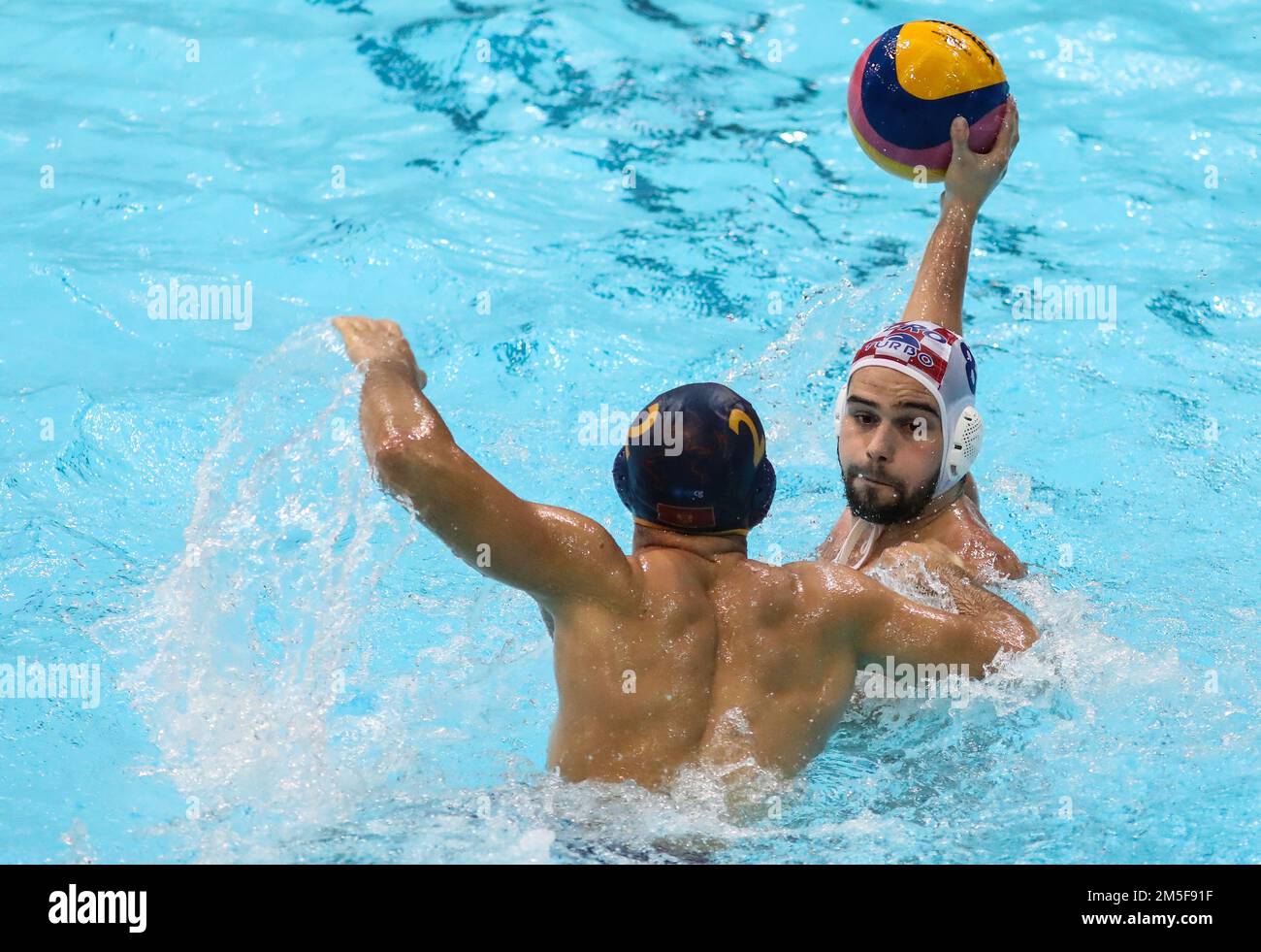 Filip Krzic of Croatia during waterpolo friendly match between Croatia ...