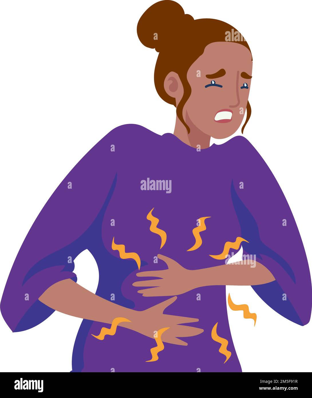 person with stomachache Stock Vector Image & Art - Alamy