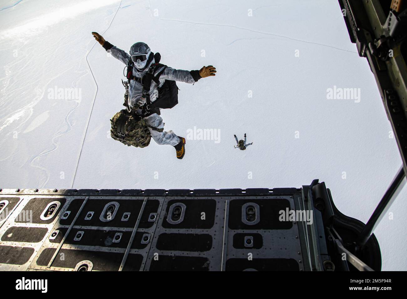 U.S. Navy SEALs conduct High Altitude Low Opening (HALO) airborne ...