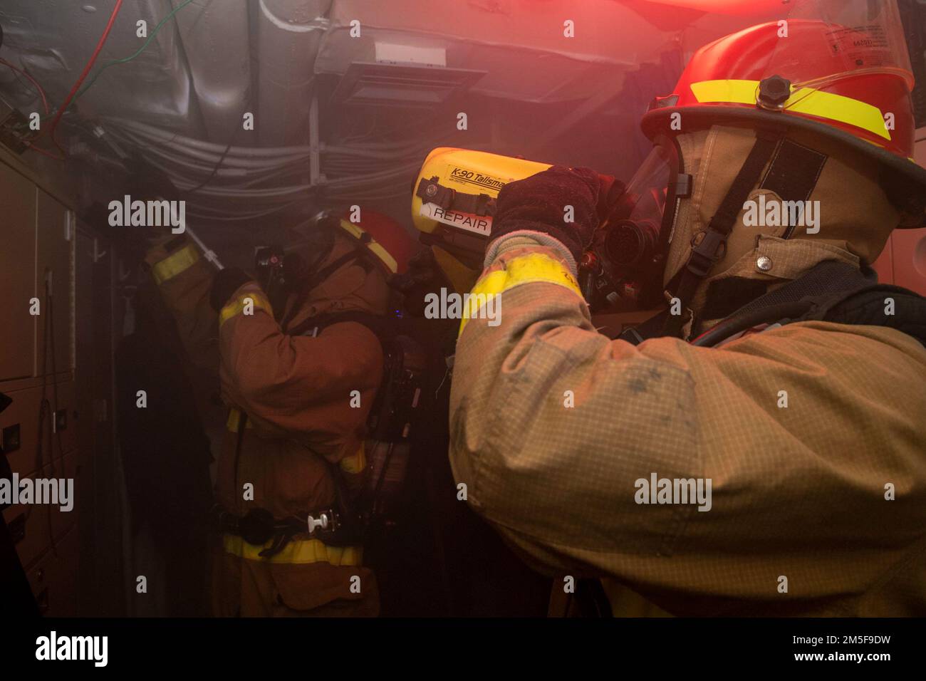 220310-N-HG846-1063 IONIAN SEA (March 10, 2022) – Sailors conduct ...