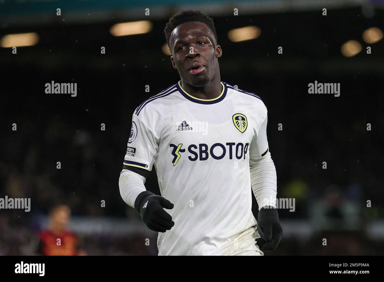 Wilfried Gnonto #29 of Leeds United during the Premier League match ...